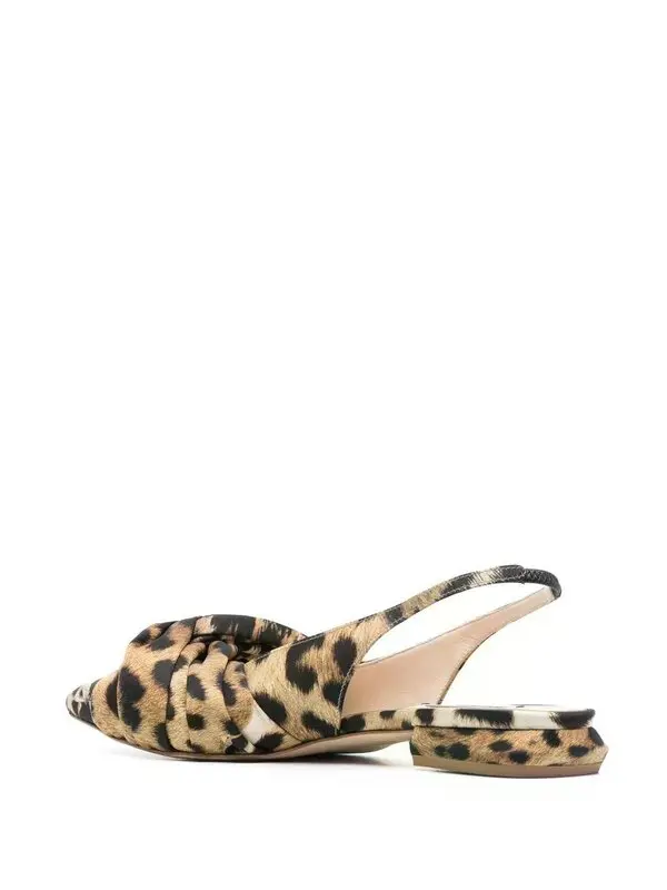 Roberto Cavalli Knotted Slingback Pumps