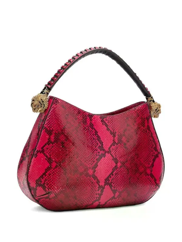 Roberto Cavalli Snakeskin Print Shoulder Bag