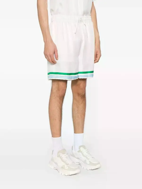 Casablanca Le Jeu Silk Shorts