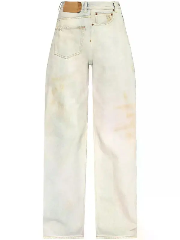 MAISON MARGIELA Distressed Wide-leg Jeans