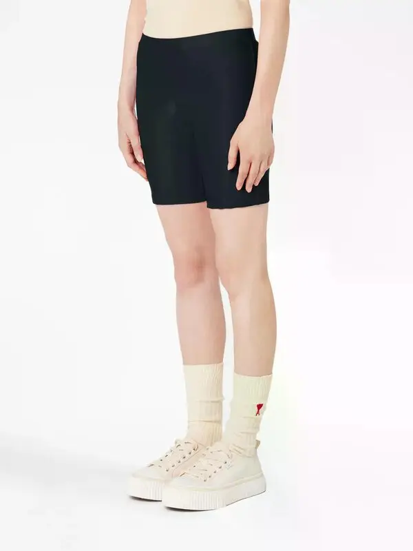 AMI Paris Stretch Legging Shorts
