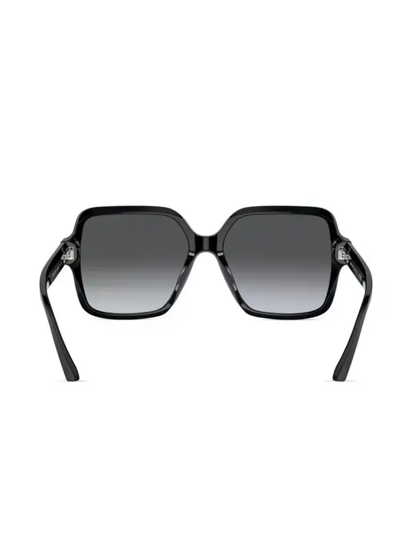 JIMMY CHOO Glitter-embellished Square-frame Sunglasses