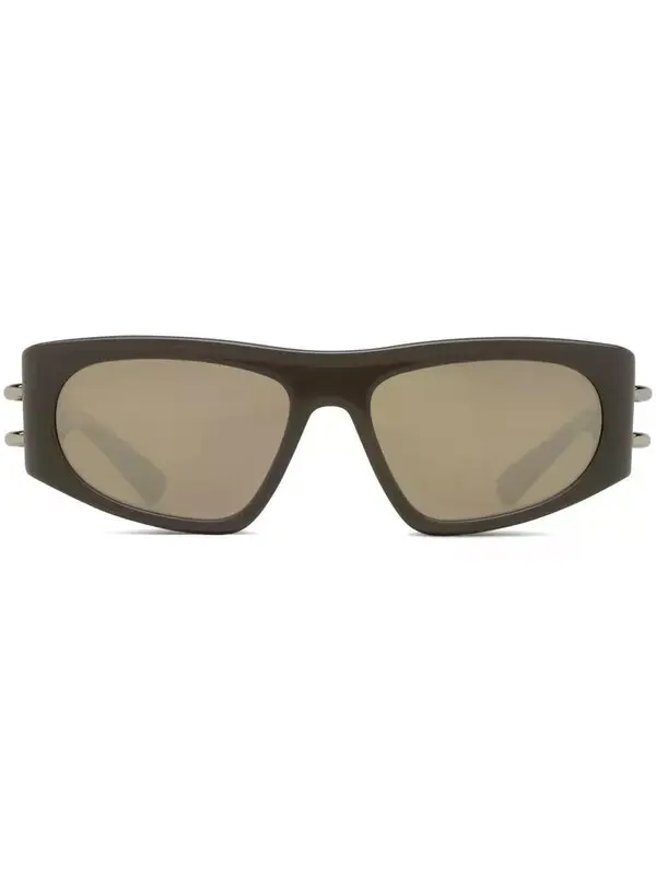 Alexander McQueen Square-frame Sunglasses - Brown