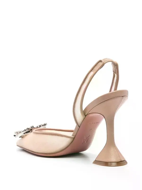 Amina Muaddi 100mm Begun Slingback Pumps