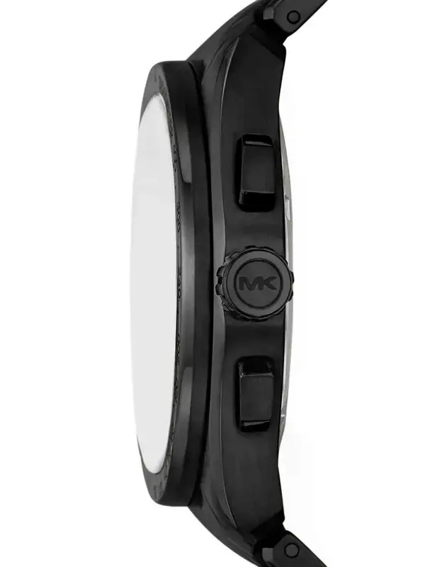 Michael Kors Chronograph Watch With Stainless Steel Bracelet - Black