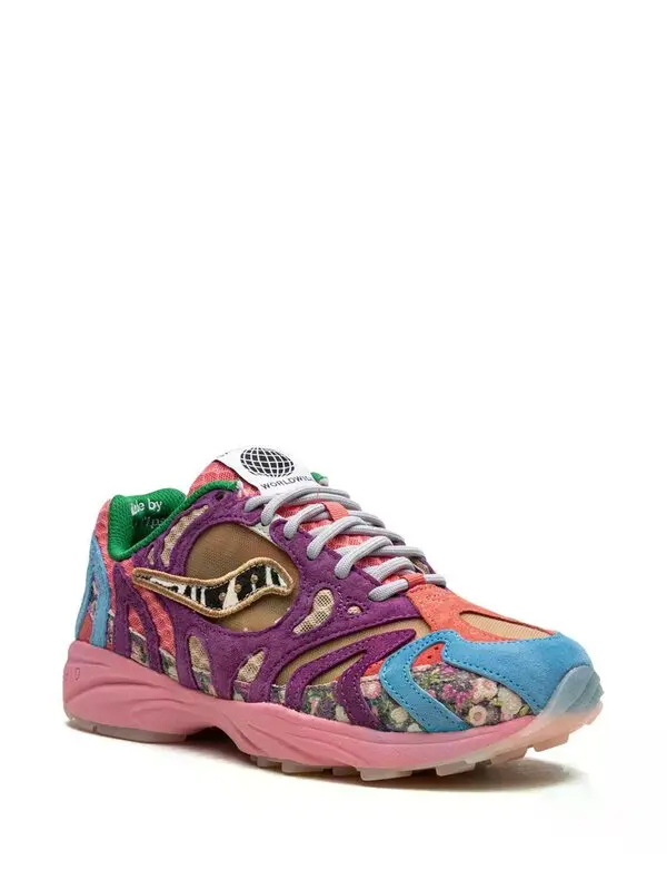 Saucony X Jae Tips Grid Azura 2000 Sneakers - Purple