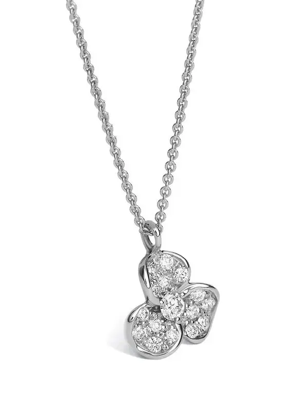 LEO PIZZO 18kt White Gold And Diamond Pendant Necklace