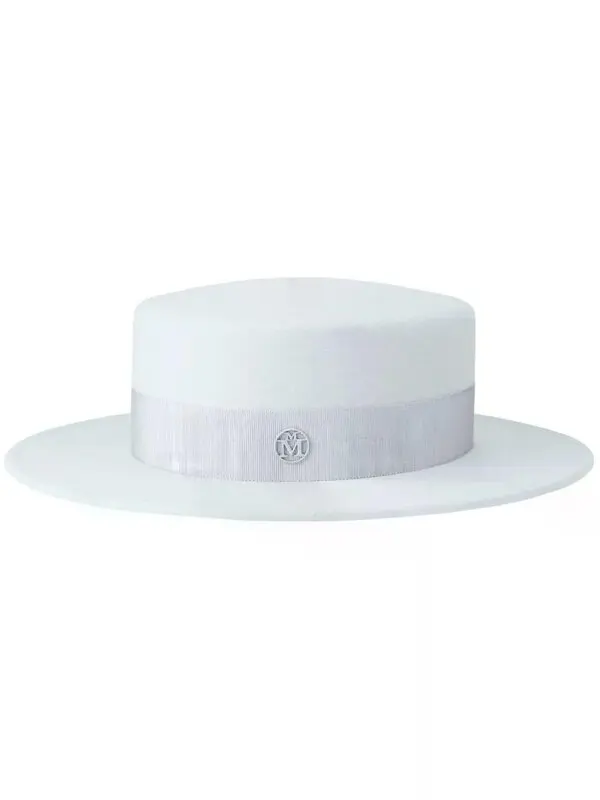 MAISON MICHEL Kiki Wool-felt Capeline Hat - Blue