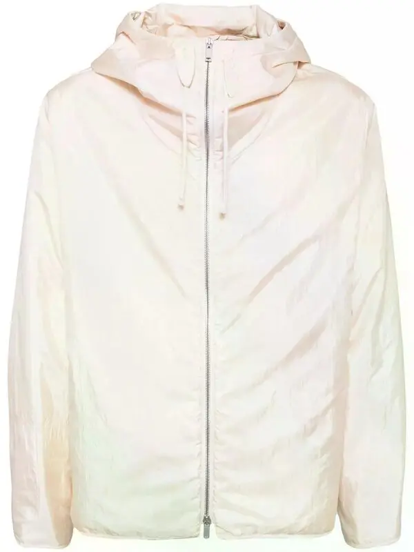JIL SANDER Hooded Padded Jacket - Neutrals