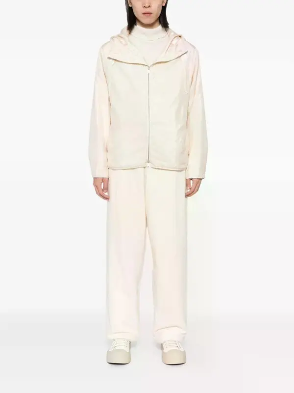 JIL SANDER Hooded Padded Jacket - Neutrals