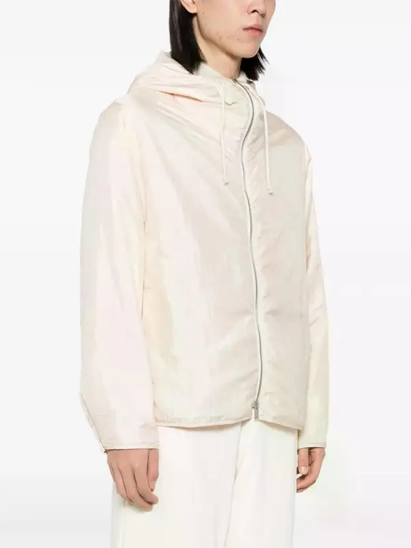 JIL SANDER Hooded Padded Jacket - Neutrals