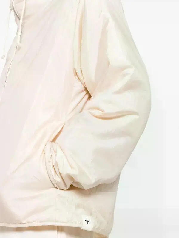 JIL SANDER Hooded Padded Jacket - Neutrals