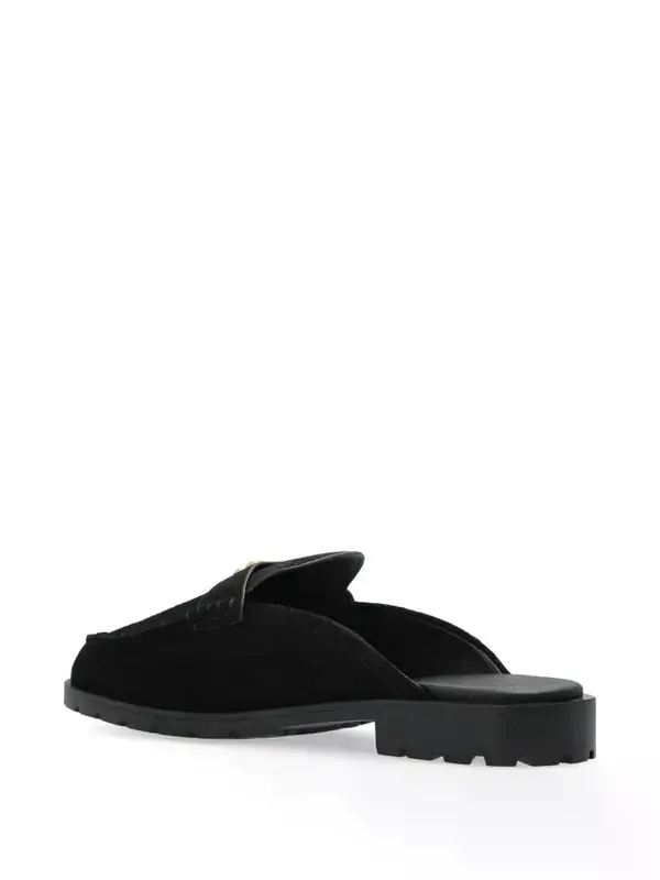 COACH Suede Slip-on Slippers
