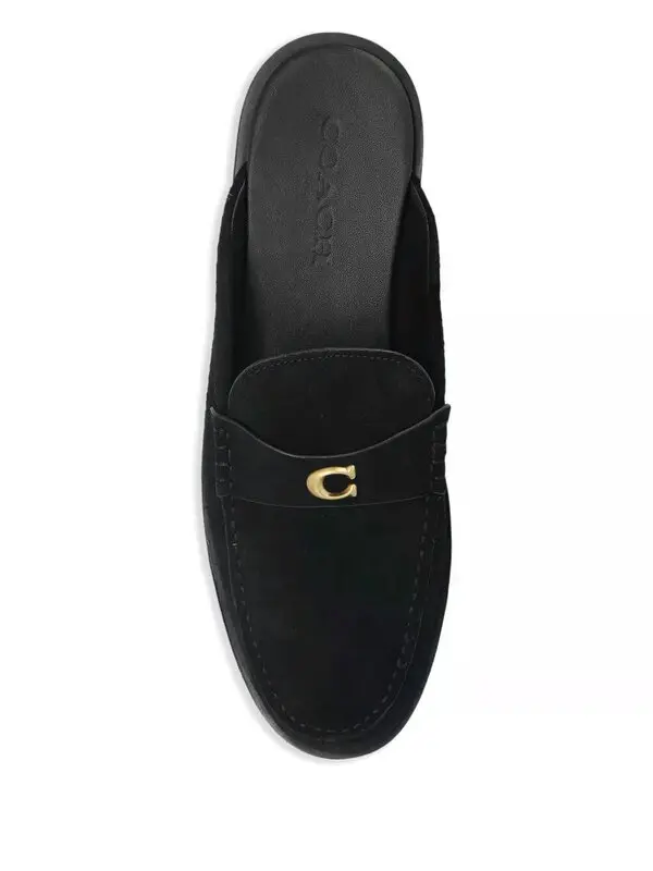 COACH Suede Slip-on Slippers