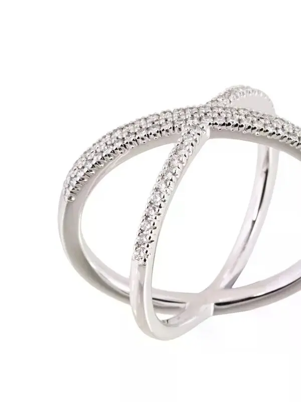 ALINKA Katia Super Fine Double Crossover Diamond Ring