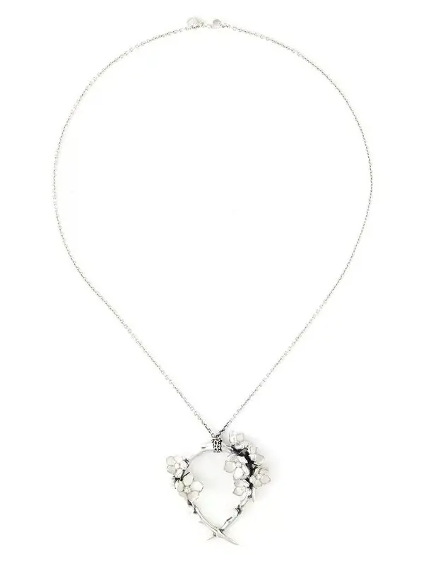 SHAUN LEANE Cherry Blossom Diamond Necklace - Metallic