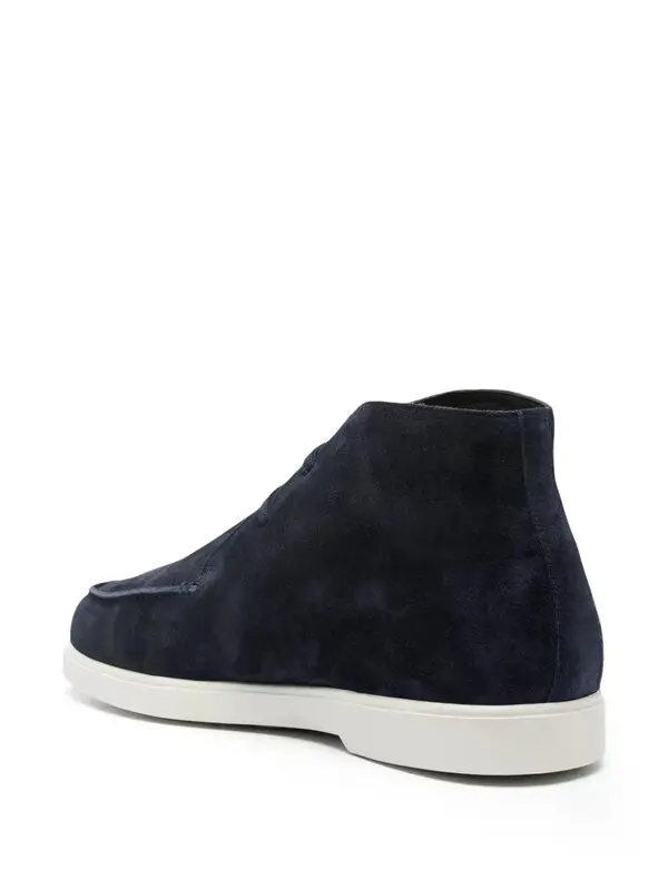MOORER Bruschi Suede Boots - Blue