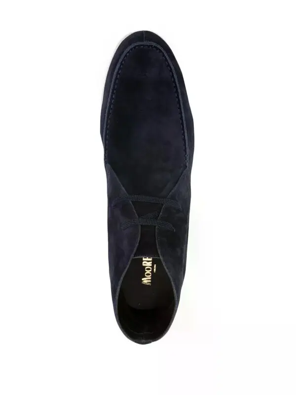 MOORER Bruschi Suede Boots - Blue
