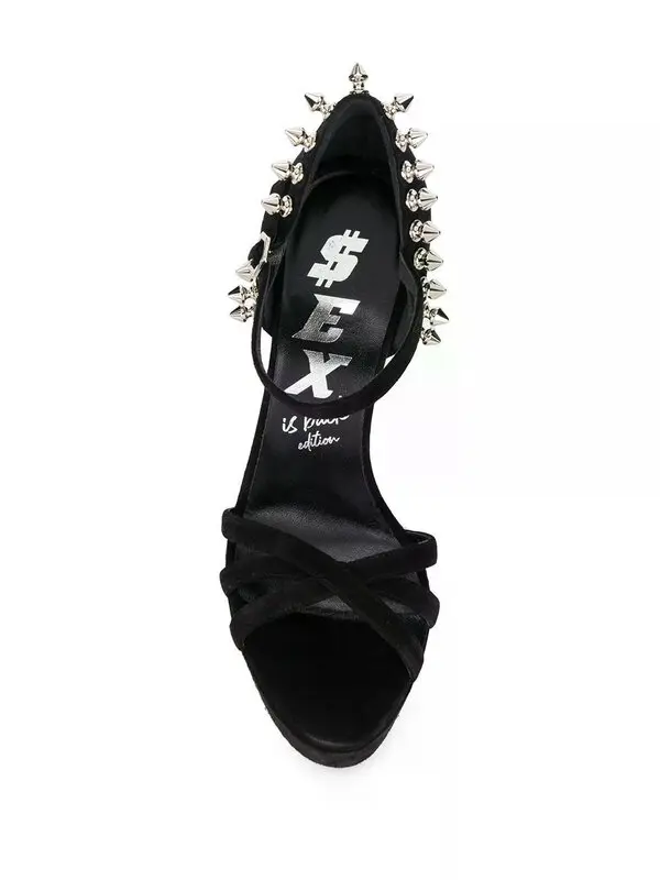 Philipp Plein Stud-embellished Platform Sandals