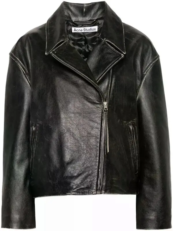 Acne Studios Distressed-effect Biker Jacket