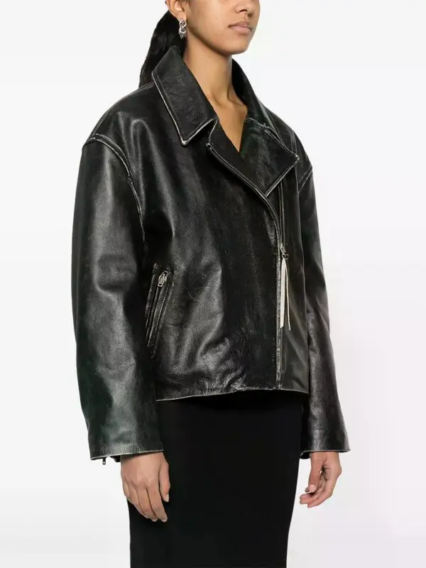 Acne Studios Distressed-effect Biker Jacket