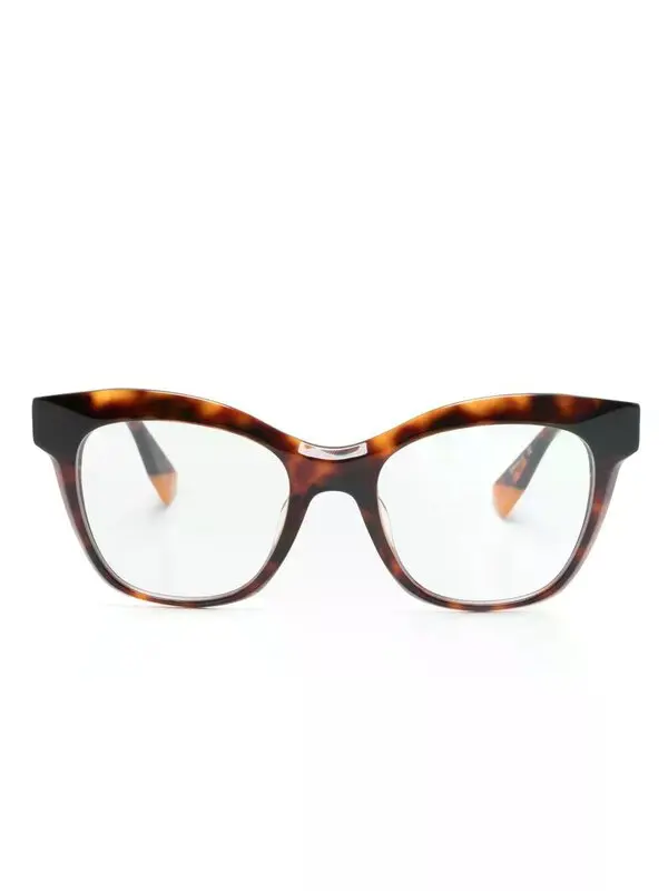 ETNIA BARCELONA Nenufar Butterfly-frame Glasses - Brown