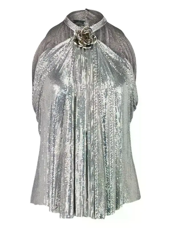 Rabanne Flower-detail Top