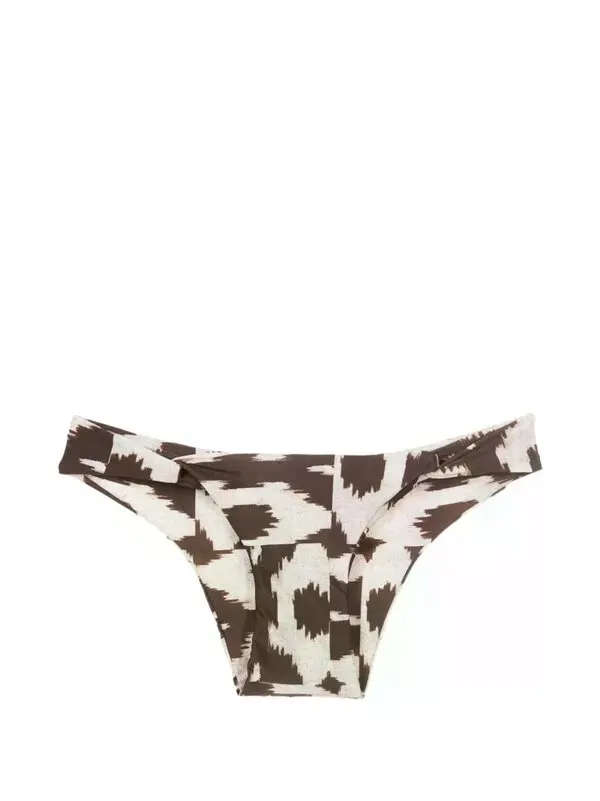 LENNY NIEMEYER Puglia Twist-detailing Bikini Bottoms - Brown