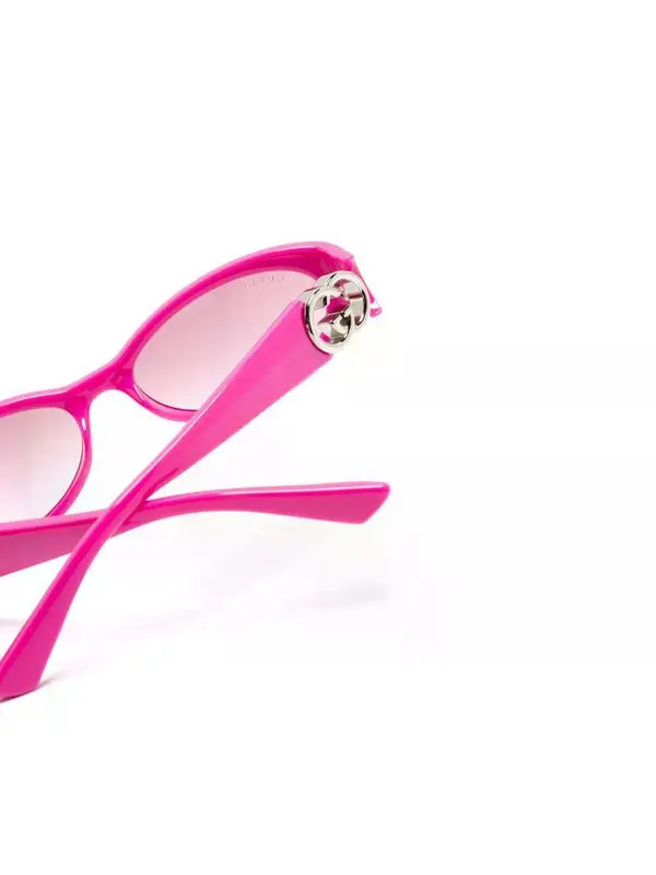 Gucci Oval-frame Sunglasses