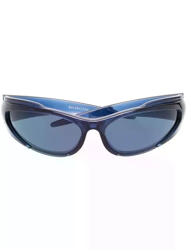 Balenciaga Reverse Xpander Rectangle-frame Sunglasses