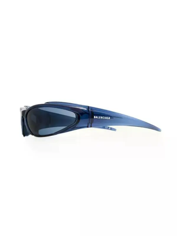 Balenciaga Reverse Xpander Rectangle-frame Sunglasses