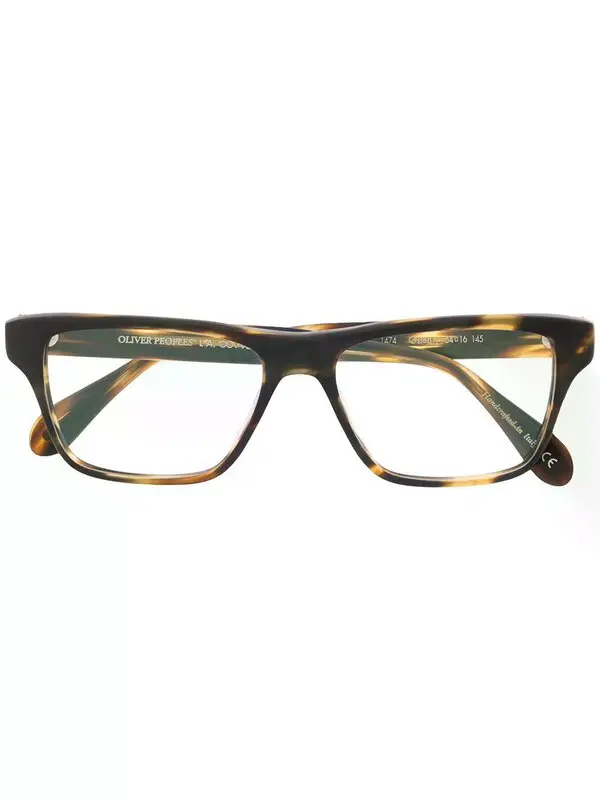Oliver Spencer Osten Round-frame Glasses - Brown