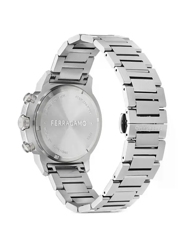 FERRAGAMO Sport Chrono 44mm Watch - Black