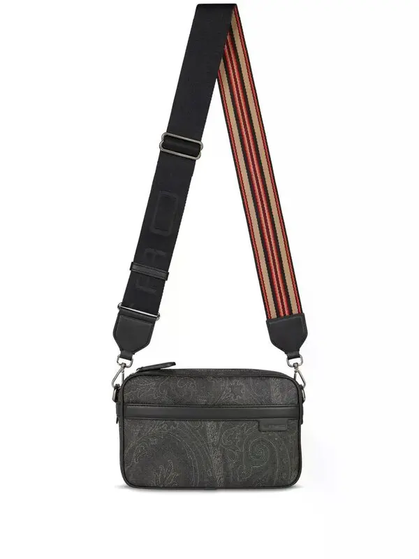 Etro Mini Paisley-print Camera Bag - Grey