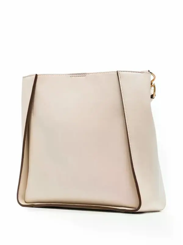 Stella McCartney Mini Logo Shoulder Bag - Neutrals