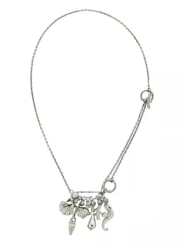 Versace Icons De La Mer Necklace - Silver