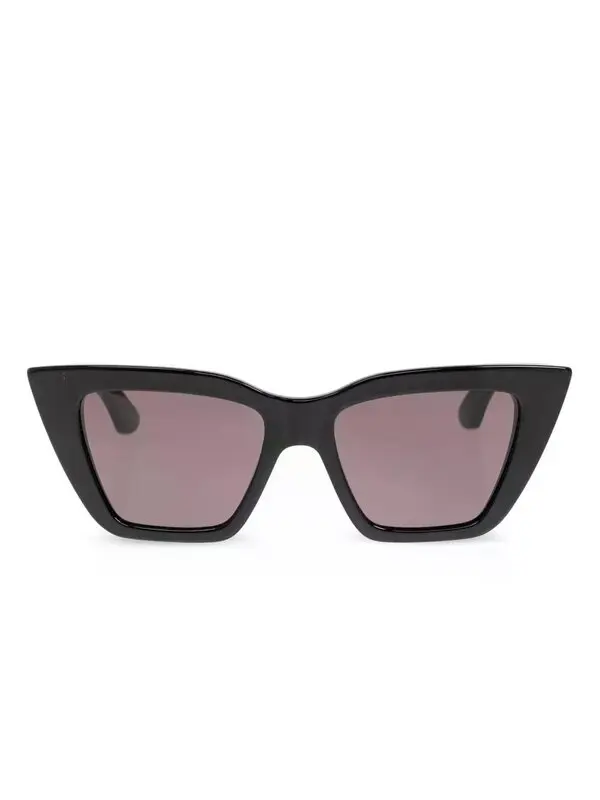 Alexander McQueen Cat-eye Frame Sunglasses - Black