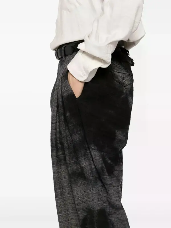 CALMLENCE Triple Pleated Tapered Trousers