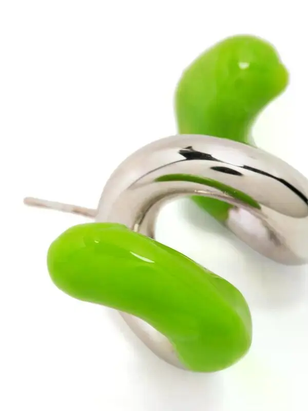 Sunnei Colour-block Wrap Earrings