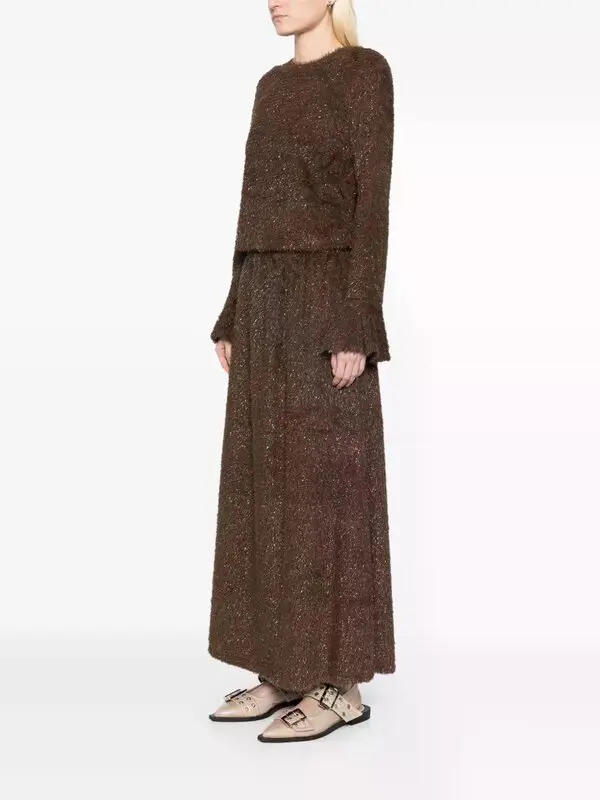 B+AB Glitter Detail Set Dress - Brown