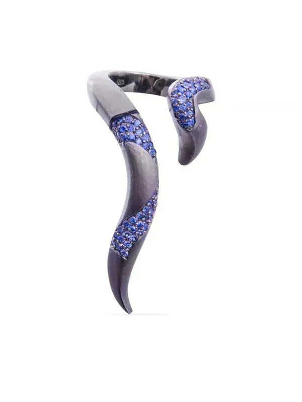 GAELLE KHOURI Le Mouvant Sculpted Ring - Silver
