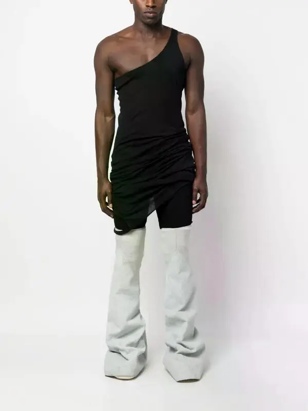 Rick Owens Double Ziggy Cotton Tank Top