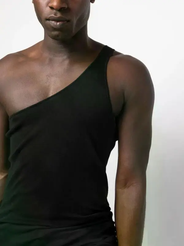 Rick Owens Double Ziggy Cotton Tank Top