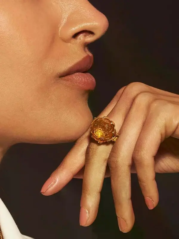 AKANSHA SETHI Roshni Citrine Ring