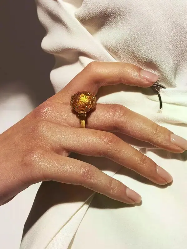 AKANSHA SETHI Roshni Citrine Ring