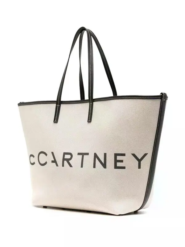 Stella McCartney Logo-print Cotton Tote Bag