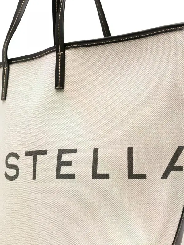 Stella McCartney Logo-print Cotton Tote Bag