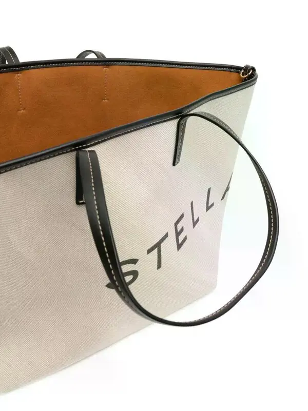 Stella McCartney Logo-print Cotton Tote Bag