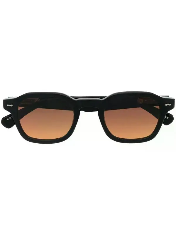 PETER AND MAY Square-frame Tinted Sunglasses - Black