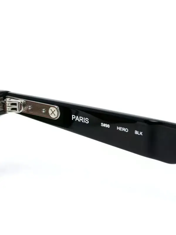 PETER AND MAY Square-frame Tinted Sunglasses - Black